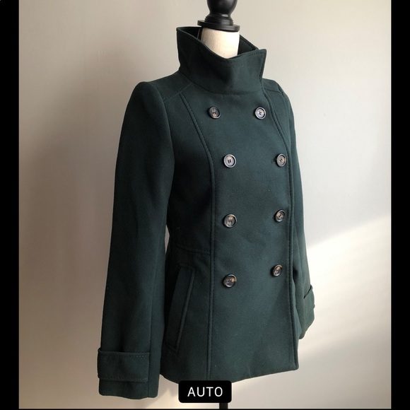 H&M | Jackets & Coats | Hm Forest Green Wool Jacket | Poshmark